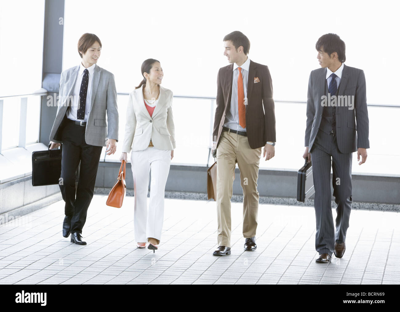 Business walk team hi-res stock photography and images - Alamy