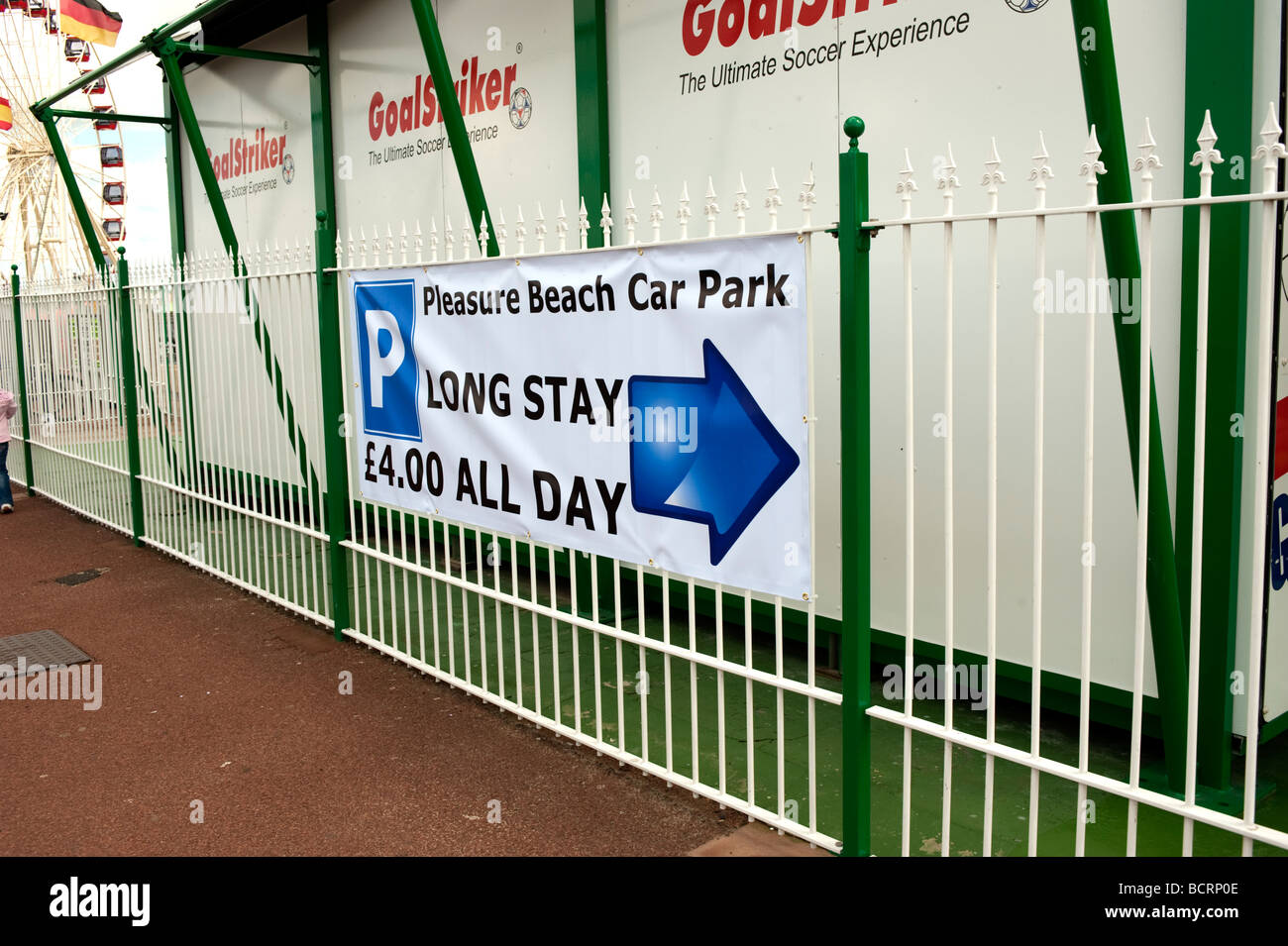 A sign for a long stay car park Stock Photo - Alamy