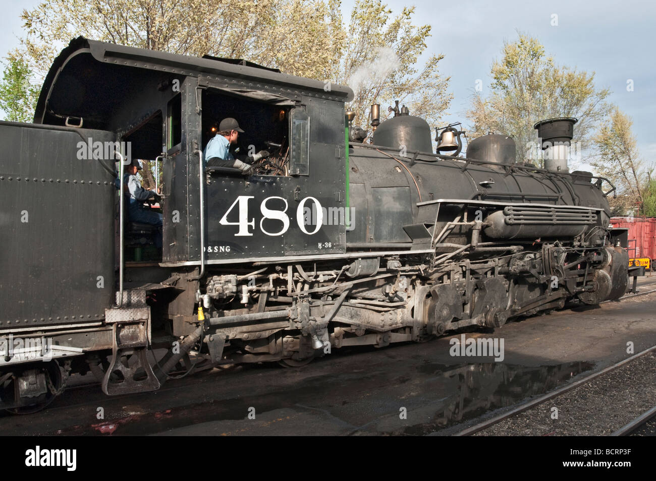 Colorado Durango The Durango Silverton Narrow Gauge Railroad steam ...