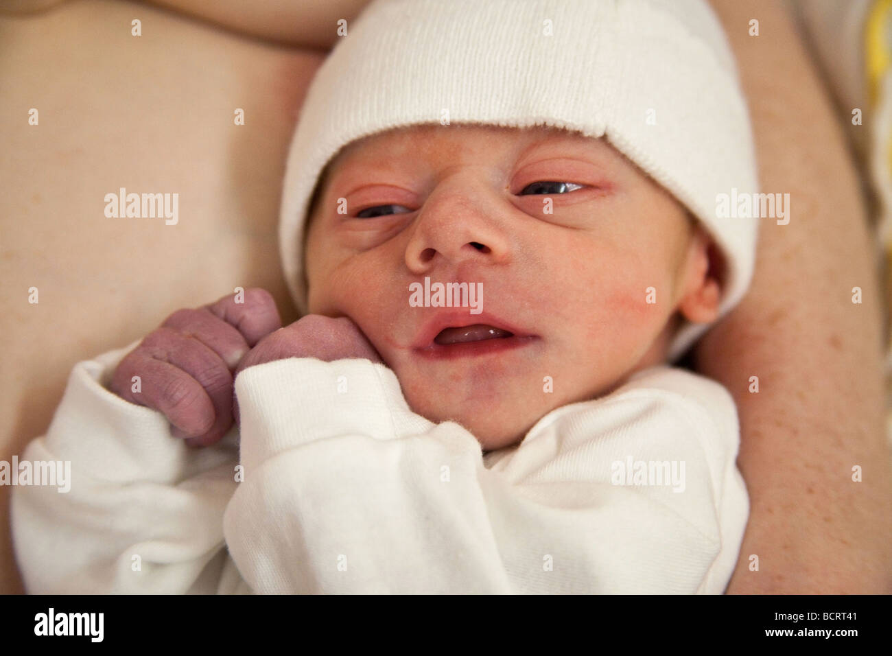 Newborn baby boy, London, England Stock Photo - Alamy