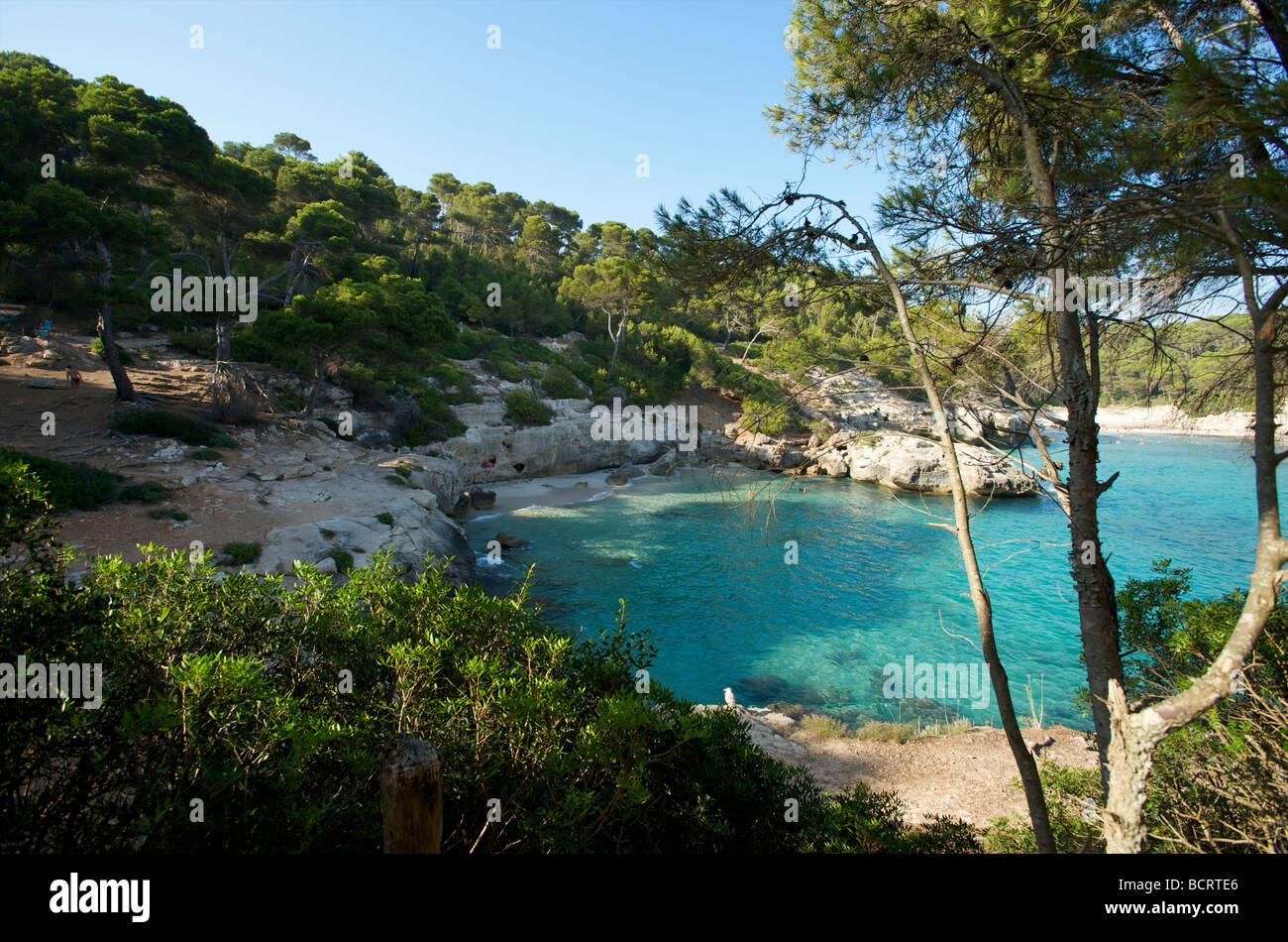 Sunbathing cala in menorca hi-res stock photography and images - Alamy