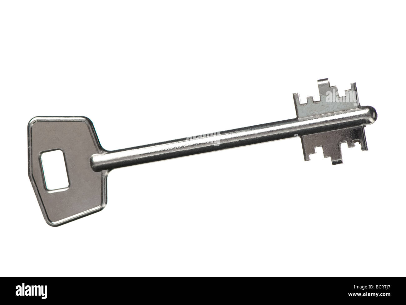 Key A door key isolated on a white background Stock Photo - Alamy