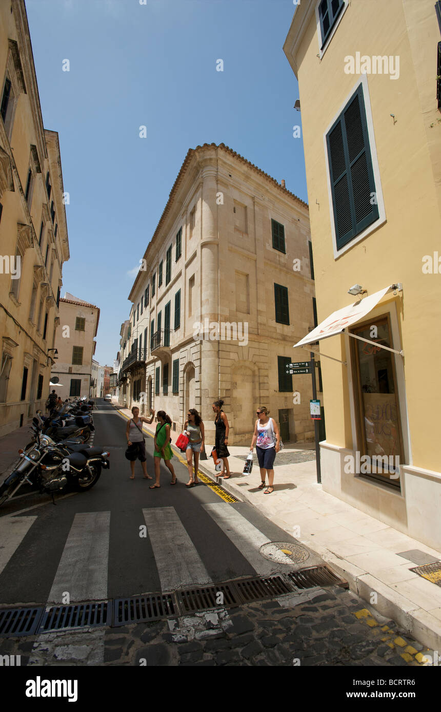 Mao streets menorca hi-res stock photography and images - Alamy