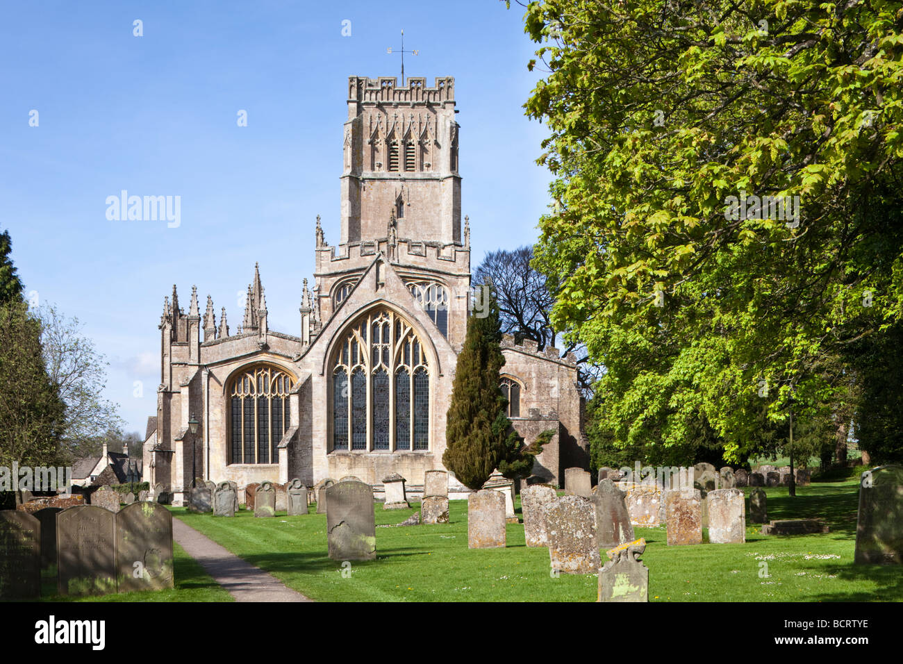 Cotswold wool church hi-res stock photography and images - Alamy
