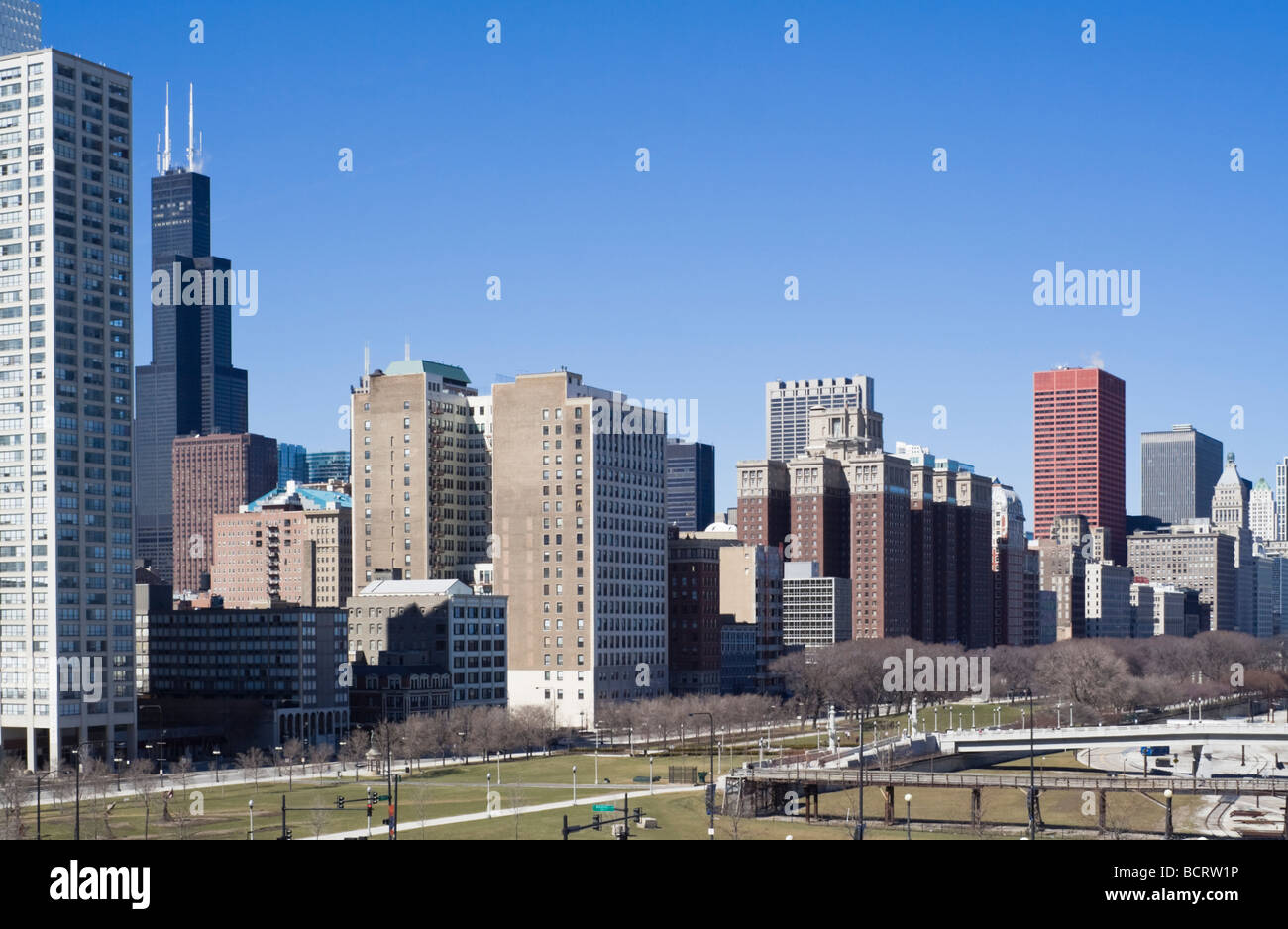 South Loop of Chicago Stock Photo - Alamy