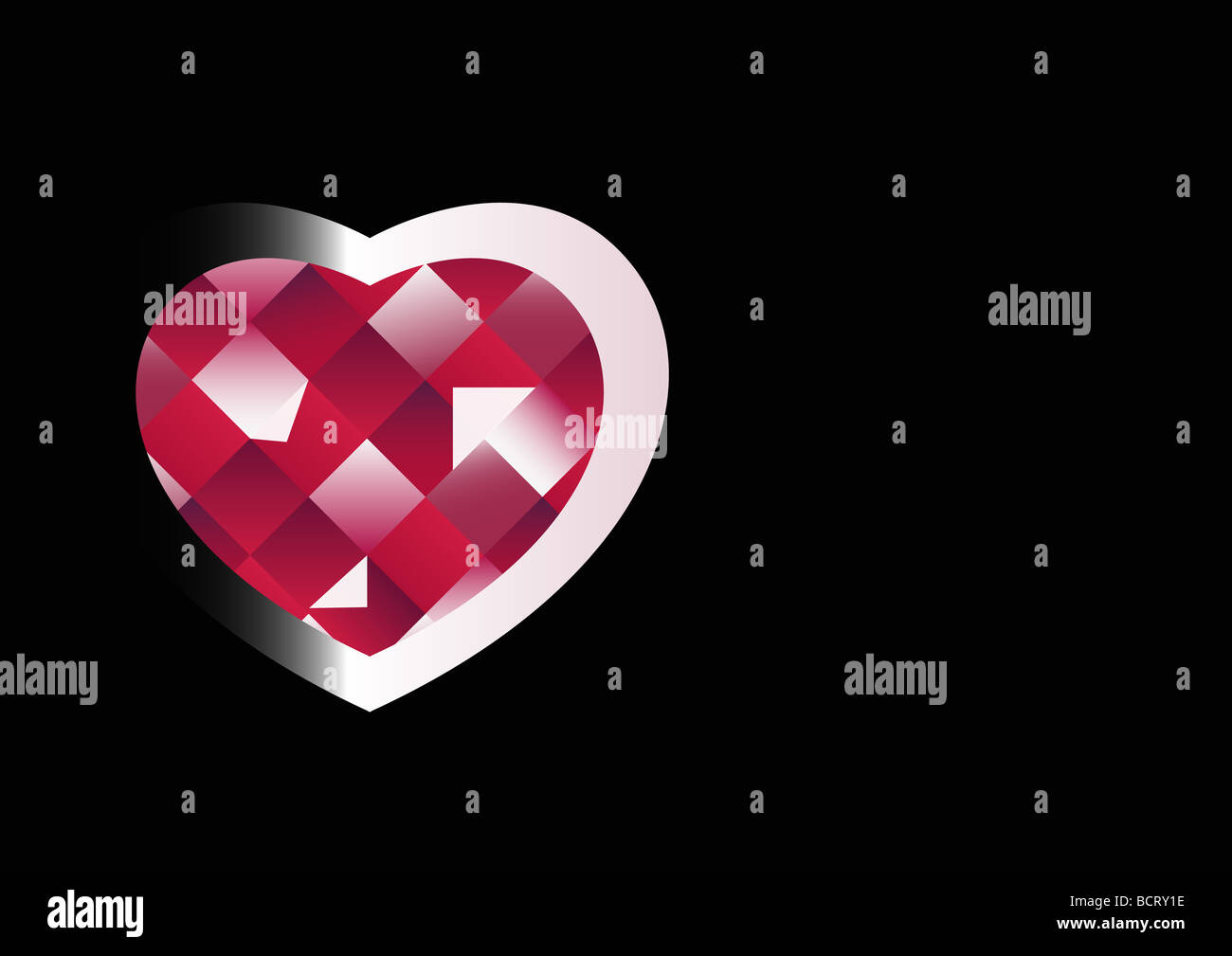 Ruby red jewel Stock Photo - Alamy