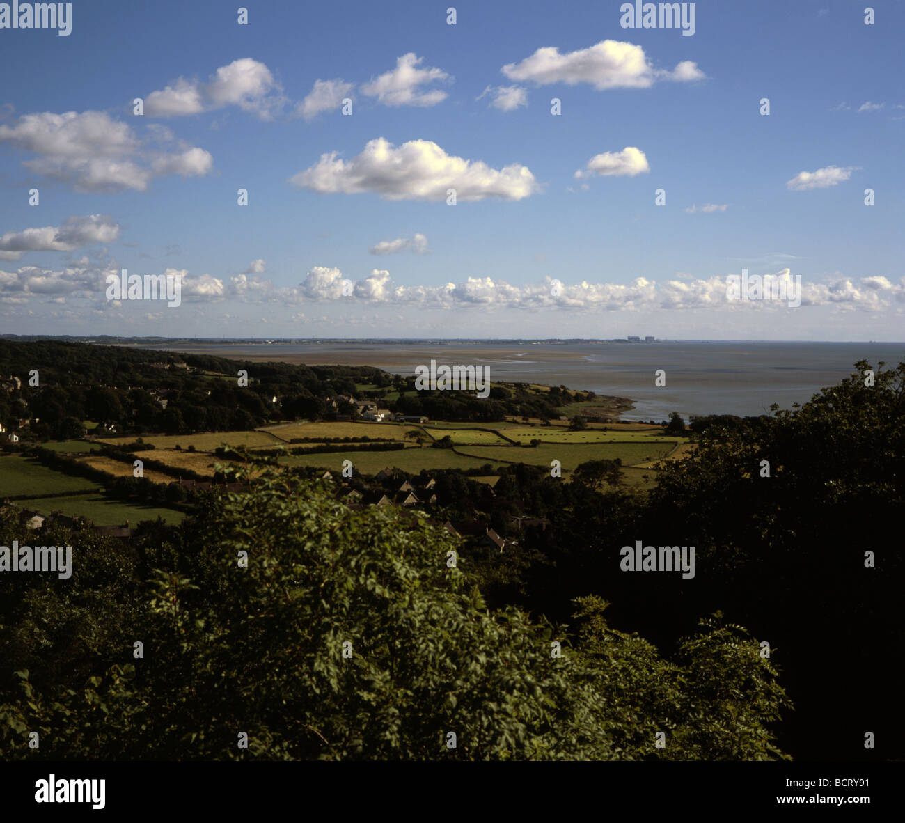 Morecambe Bay at Silverdale Lancashire England Stock Photo - Alamy