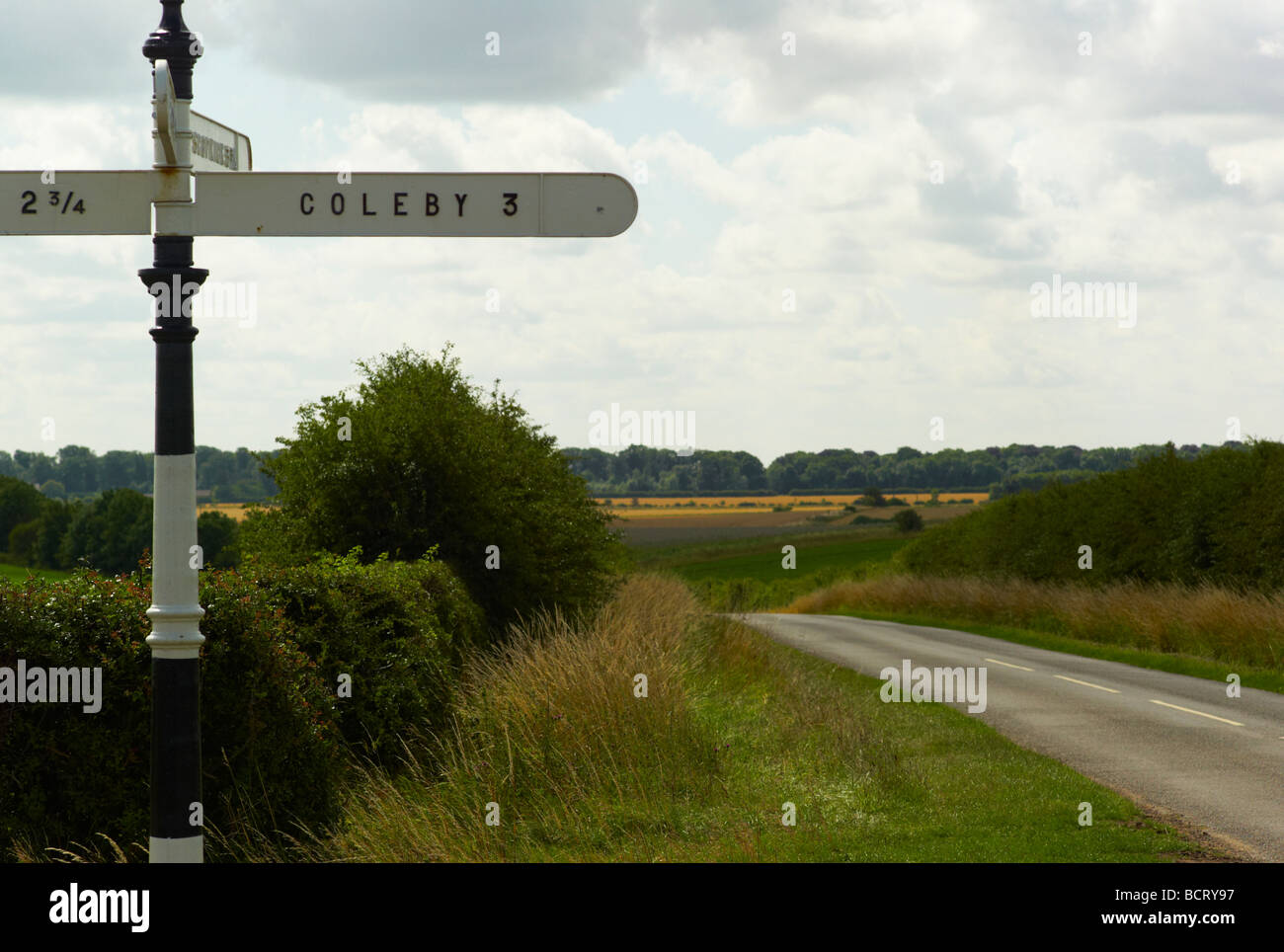 Lincolnshire signpost hi-res stock photography and images - Alamy