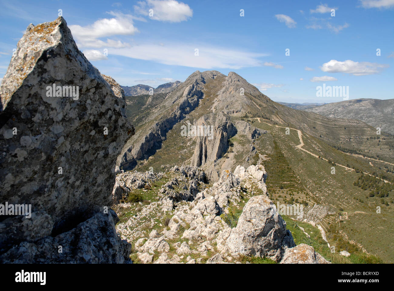 Castellet spanish mountains hi-res stock photography and images - Alamy