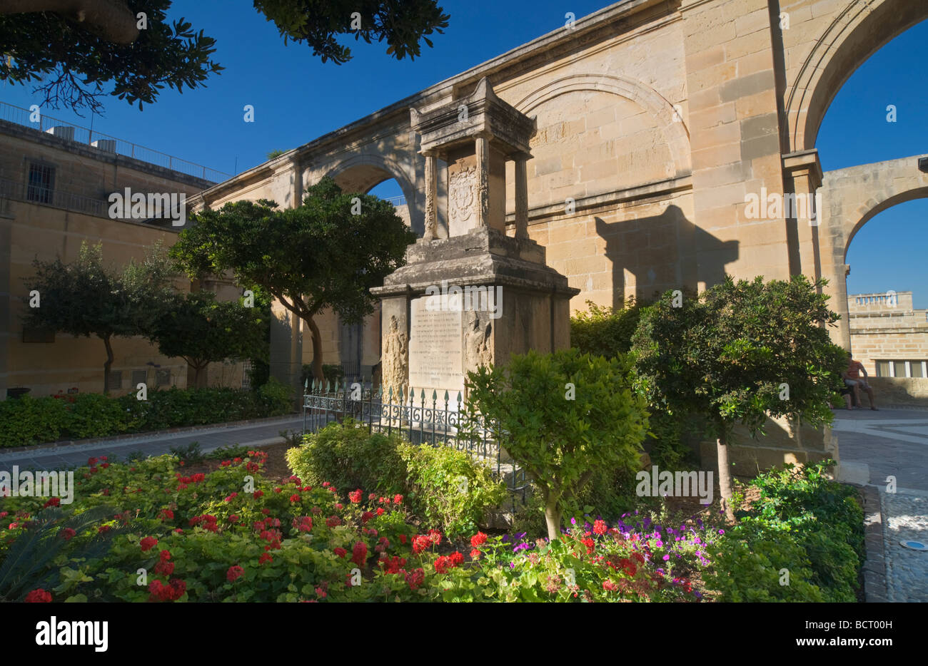 Upper Barrakka Gardens Valletta Malta Stock Photo - Alamy