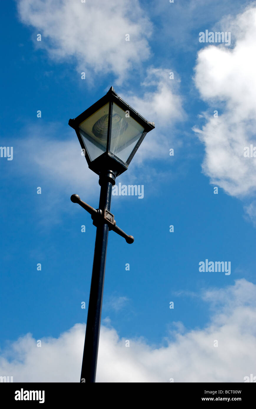 Lamp post and sky Stock Photo - Alamy