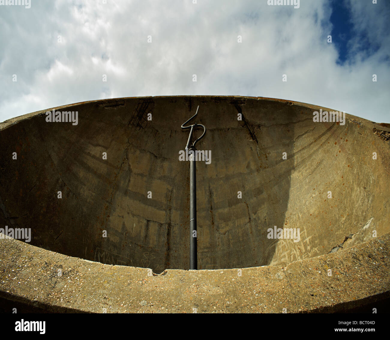 The 30 foot sound mirror at Denge, Romney, Kent, England, UK Stock ...