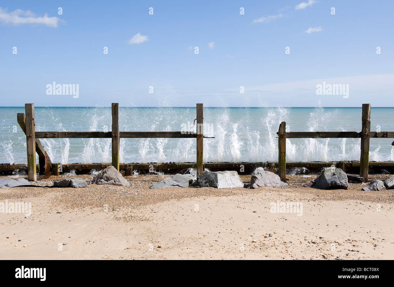 Sea defences seascape landscape hi-res stock photography and images - Alamy