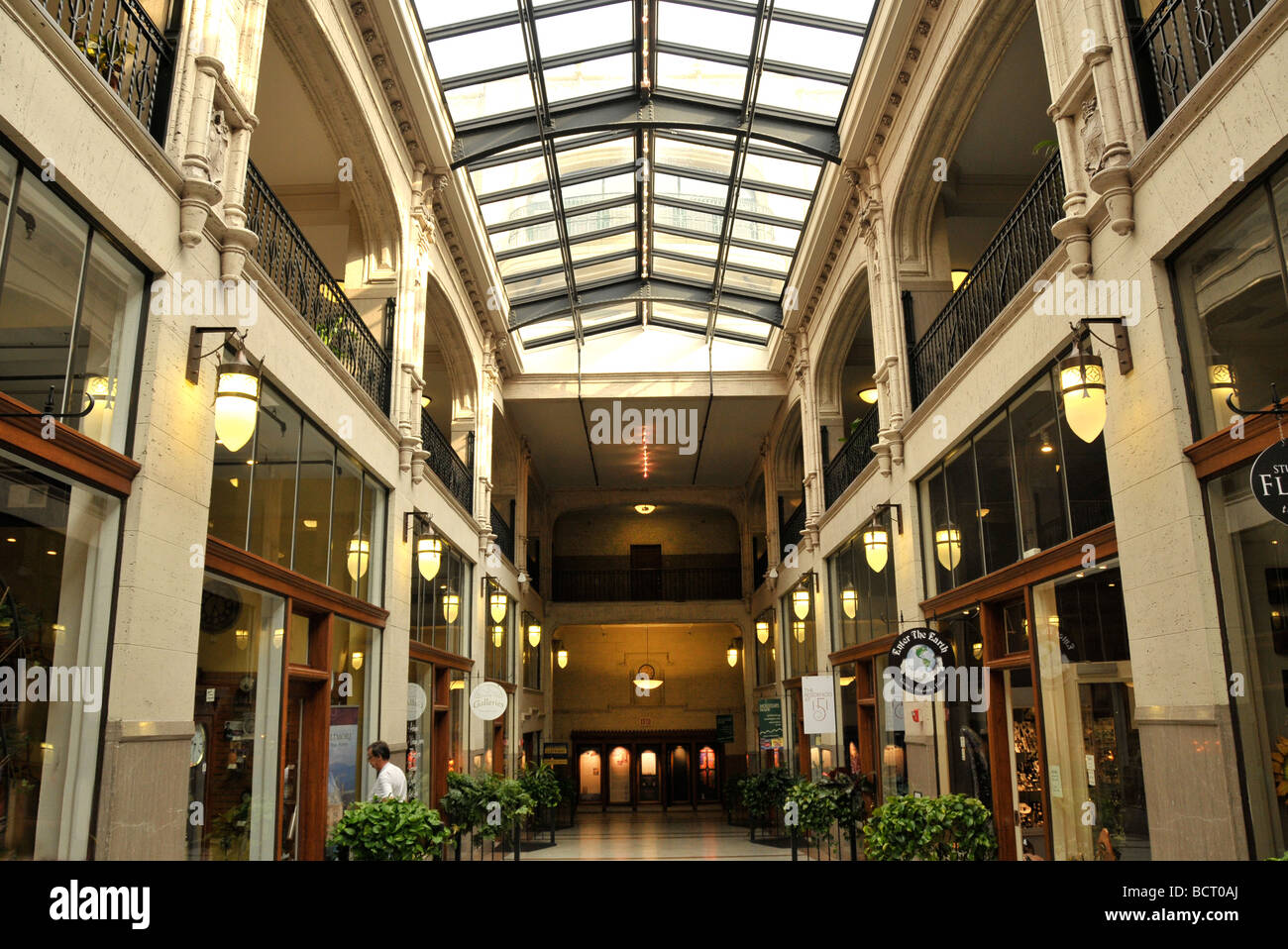 The Grove Arcade in Asheville NC USA Stock Photo - Alamy