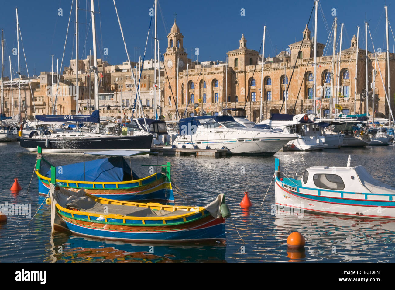 Dockyard Creek Valletta Malta Stock Photo - Alamy