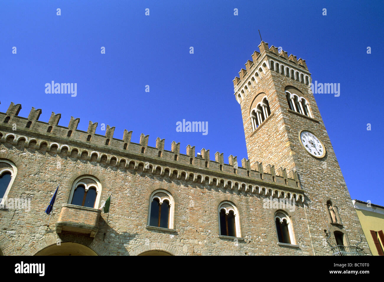 The Town Building of Bertinoro Forlì Italy Stock Photo - Alamy