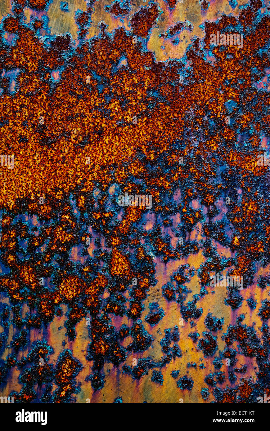 Rusting metal and peeling paint Stock Photo - Alamy