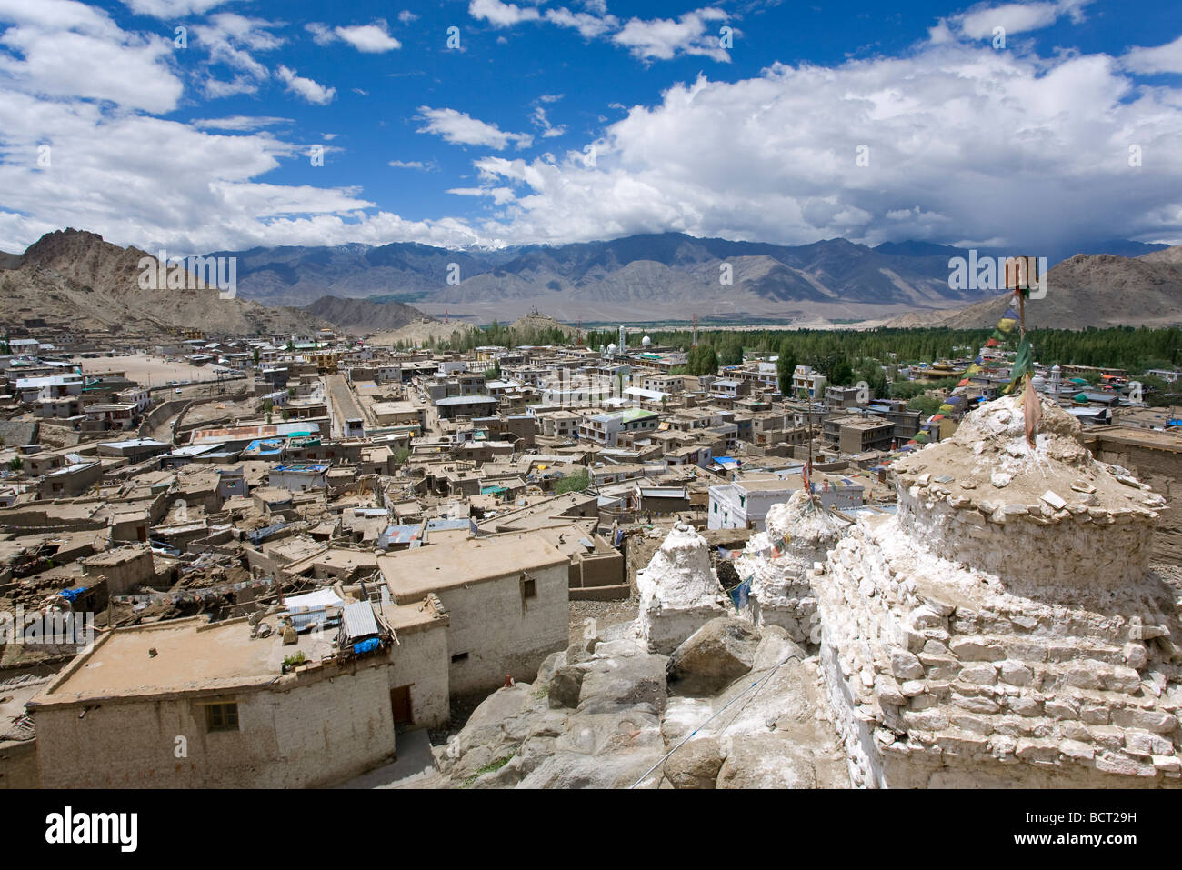 Leh city. Ladakh. India Stock Photo - Alamy