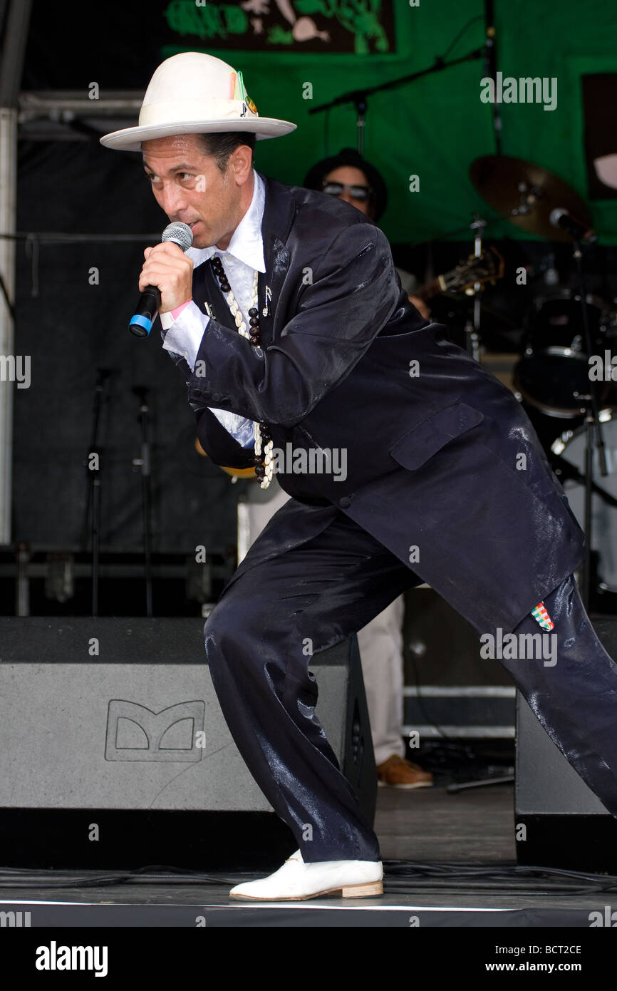 animated white lead singer jazz ska band singing Lambeth Country Show ...