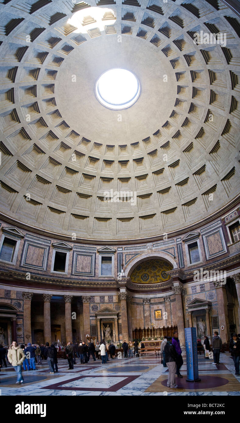 interior view of the pantheon in Rome Stock Photo - Alamy