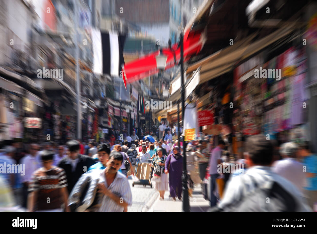 A typical street scene in istanbul hi-res stock photography and images ...