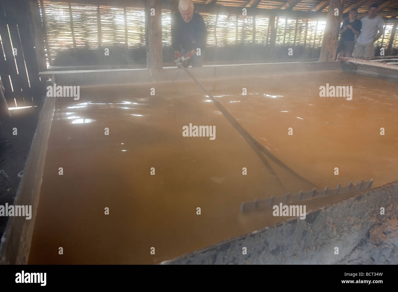 salt making on Leaso, Denmark Stock Photo - Alamy