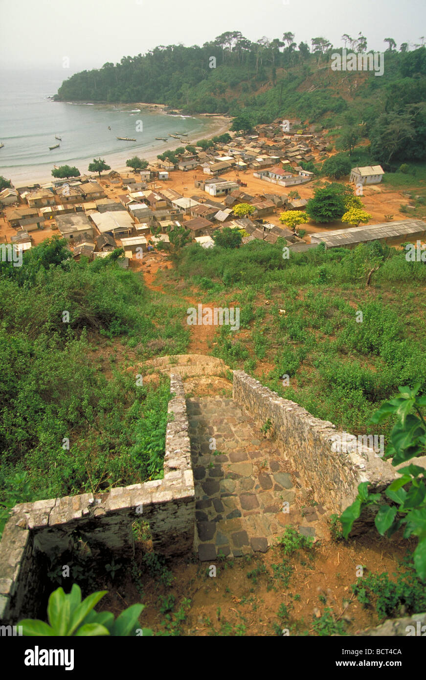 Elk151 1730 Ghana Butri town from above Stock Photo - Alamy
