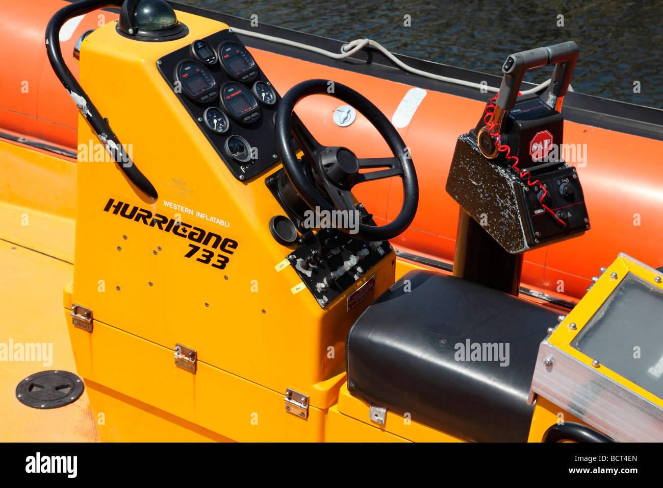 Zodiac speed boat hi-res stock photography and images - Alamy