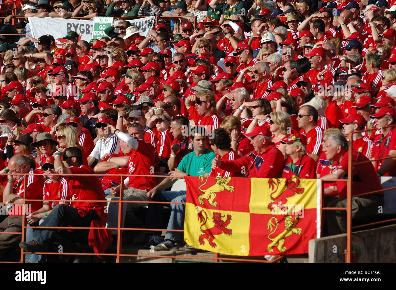 British and Irish Lions supporters Stock Photo - Alamy