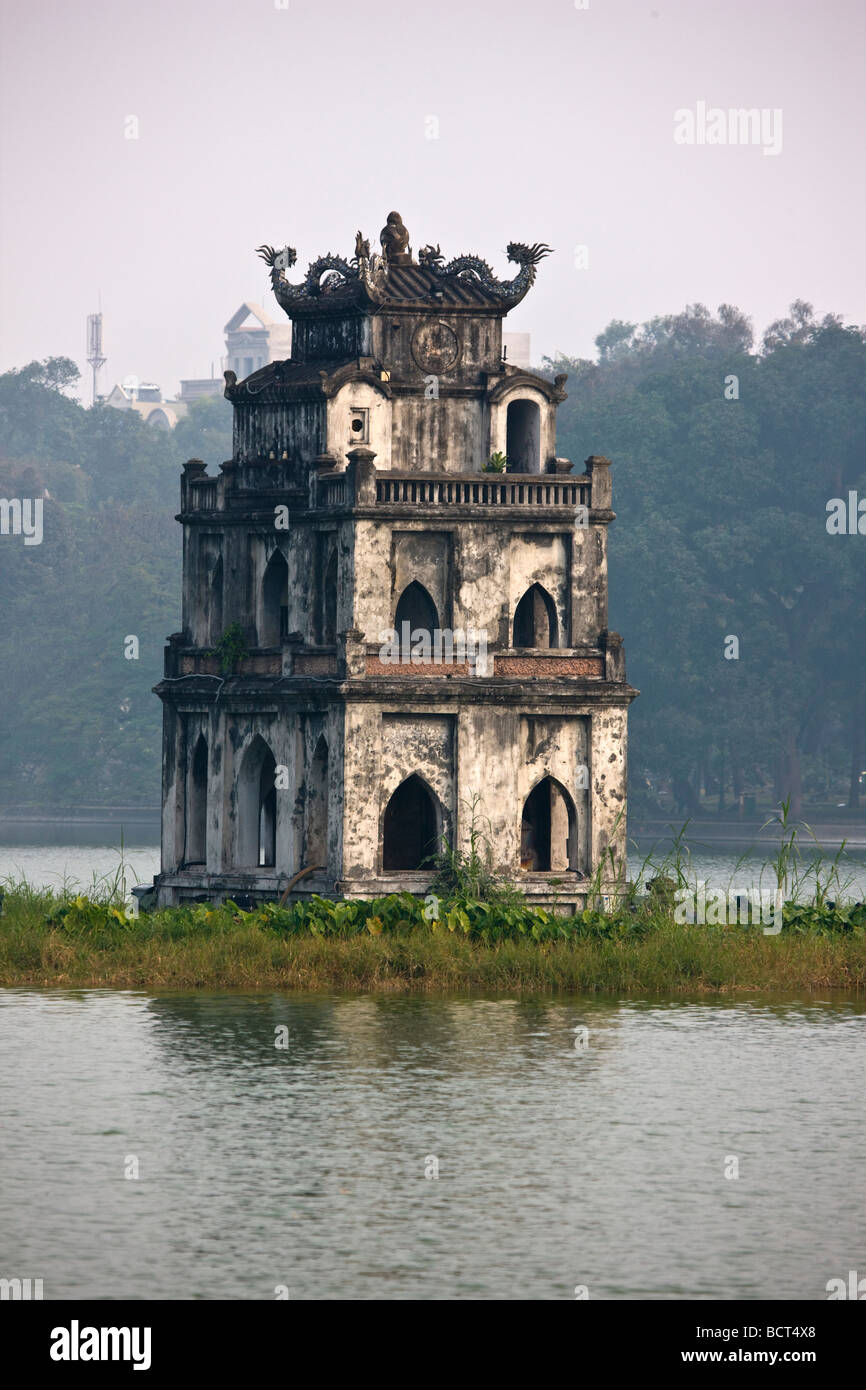 Tortoise Tower Hanoi Vietnam Stock Photo - Alamy