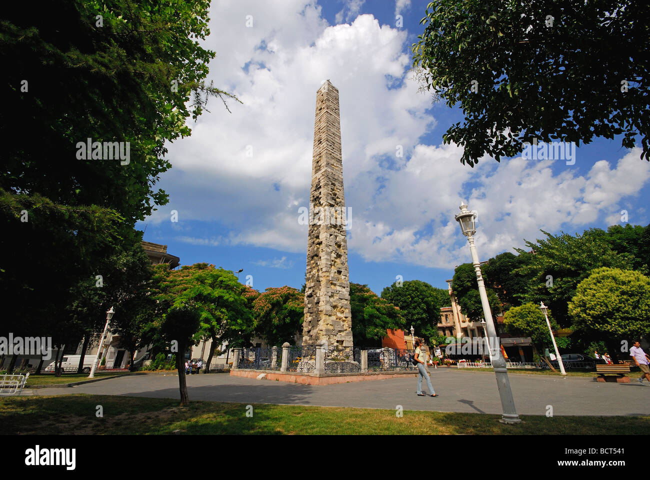 ISTANBUL, TURKEY. The Column of Constantine at the Hippodrome in ...