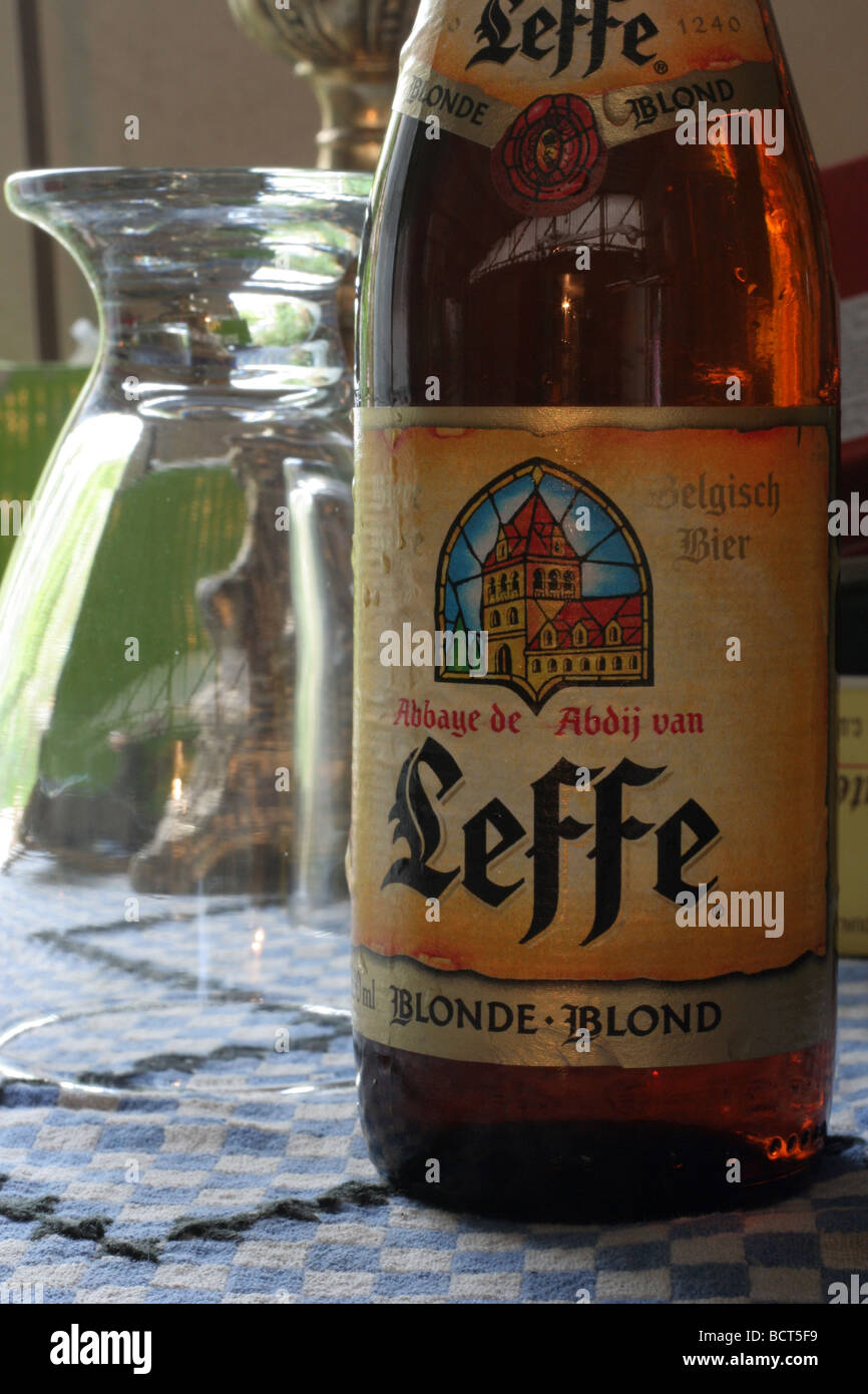 Belgian beer, Leffe Stock Photo - Alamy