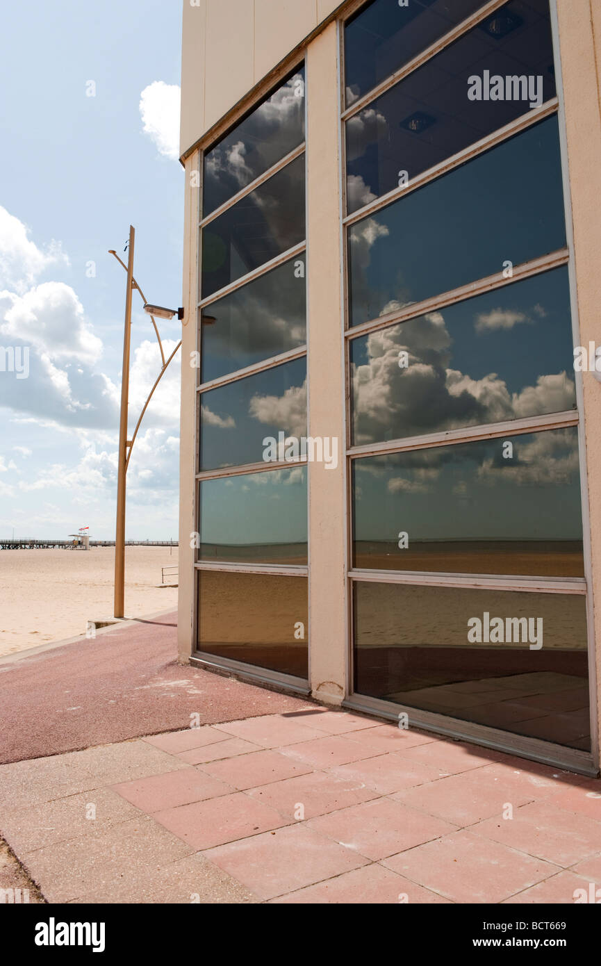 A seaview reflected in a window Stock Photo - Alamy
