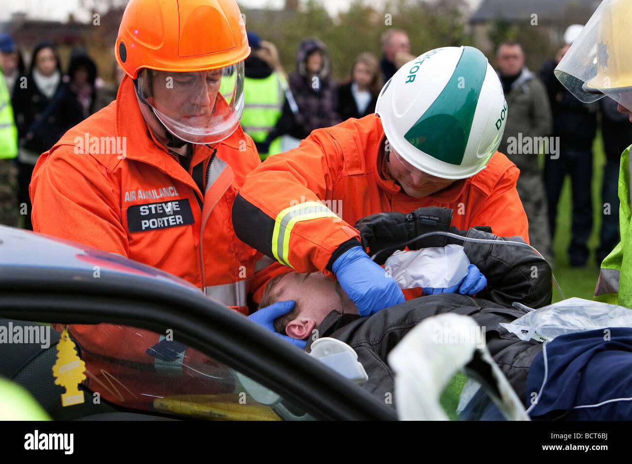 Road accident simulation hi-res stock photography and images - Alamy
