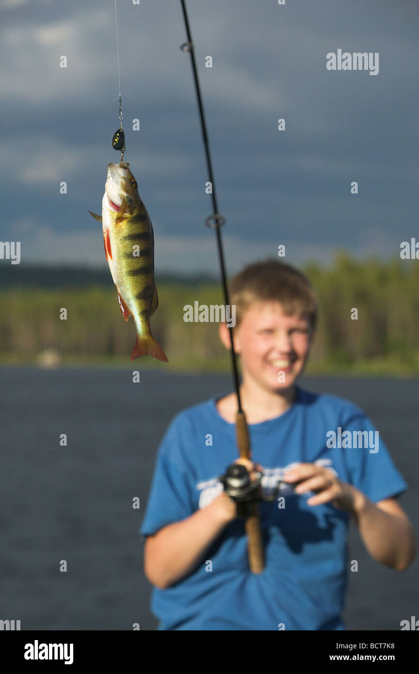 Perch catching hi-res stock photography and images - Alamy