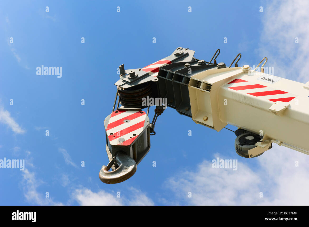 Crane jib sky hook hi-res stock photography and images - Alamy