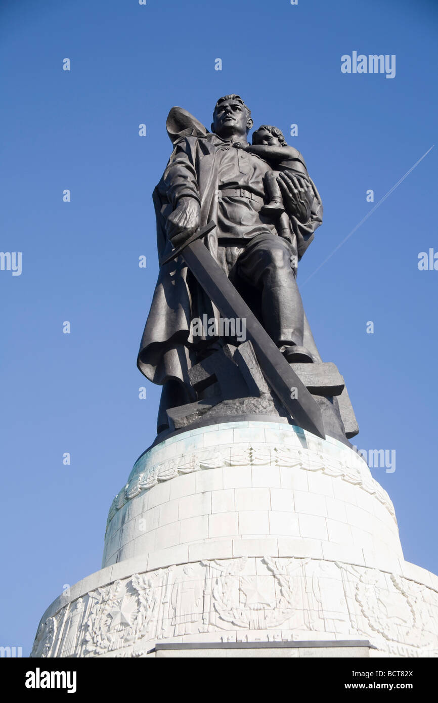 Soviet memorial in Treptow Park, Berlin, Germany, Europe Stock Photo ...