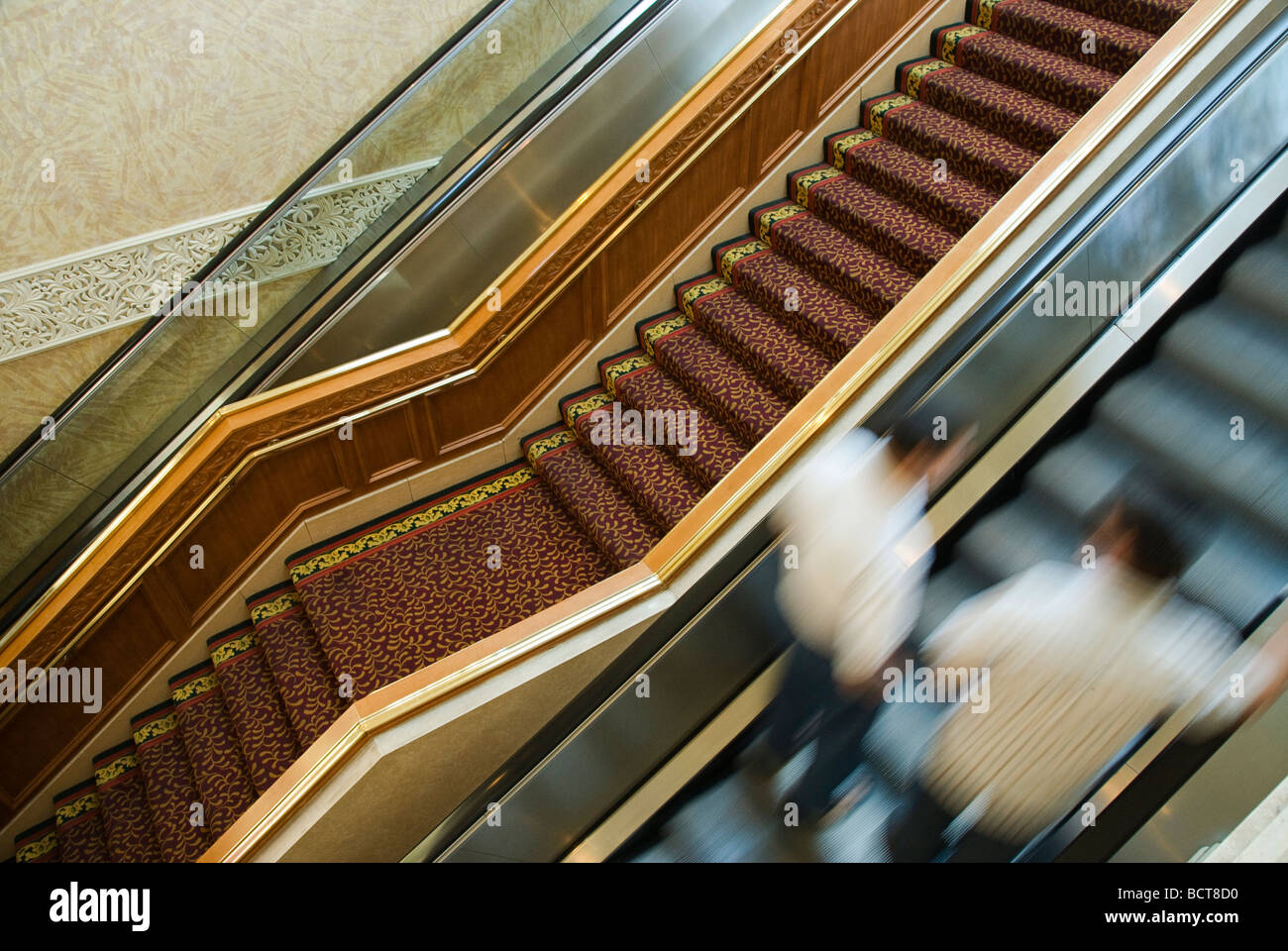 Escalator motion stairs hi-res stock photography and images - Alamy