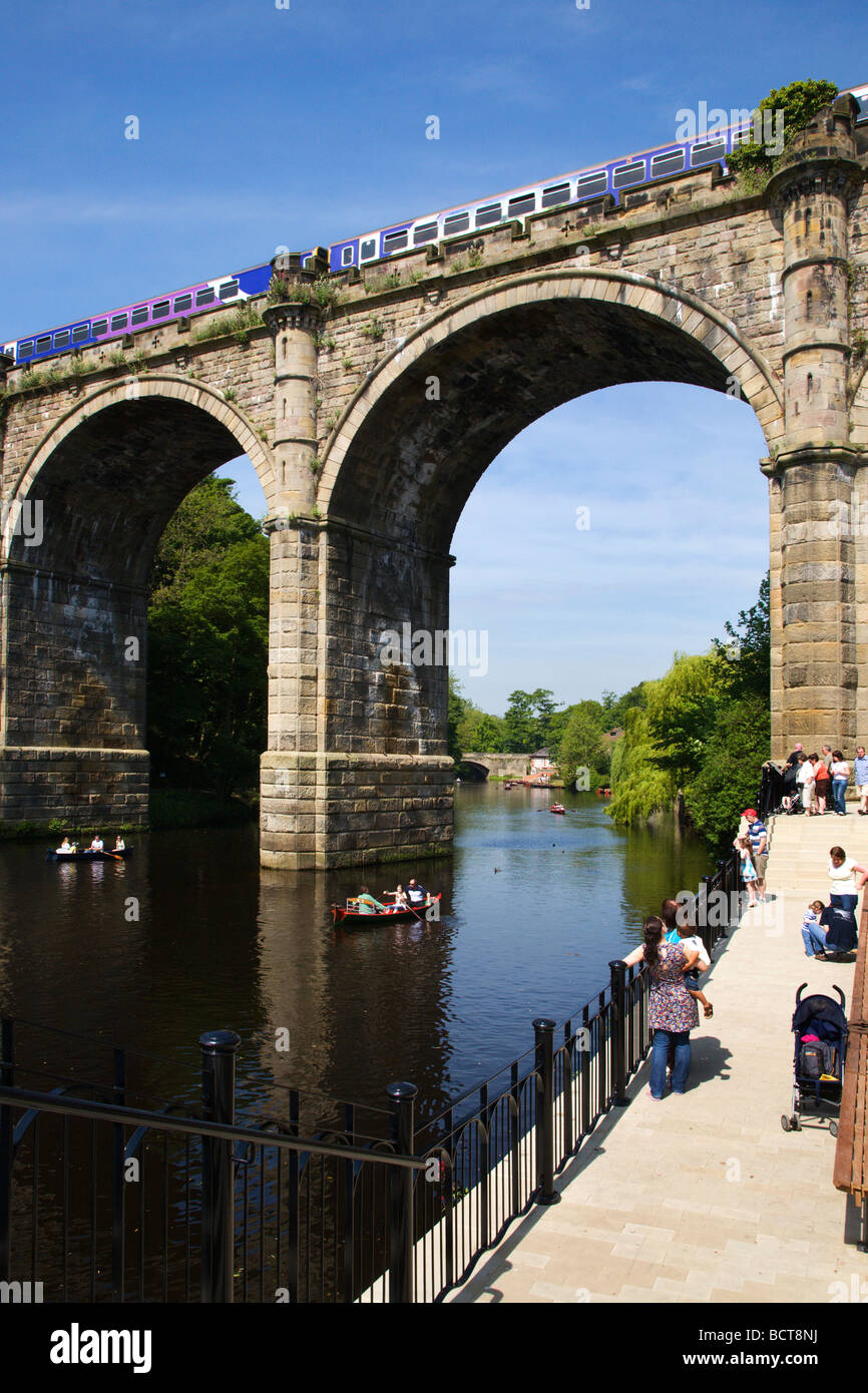 Redeveloped Riverside Viaduct View Knaresborough North Yorkshire ...