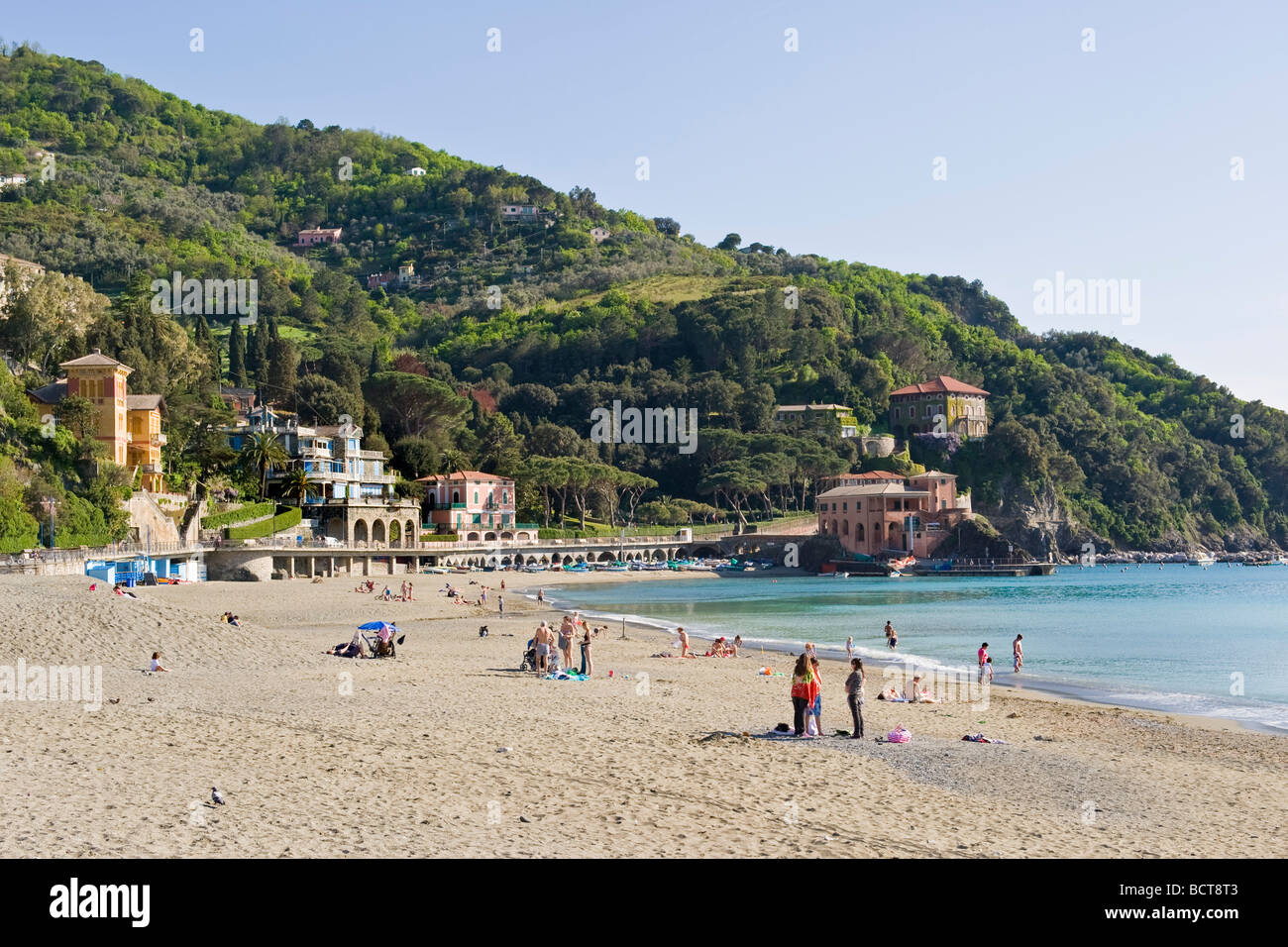 The beach of Levanto La Spezia Italy Stock Photo: 25120035 - Alamy