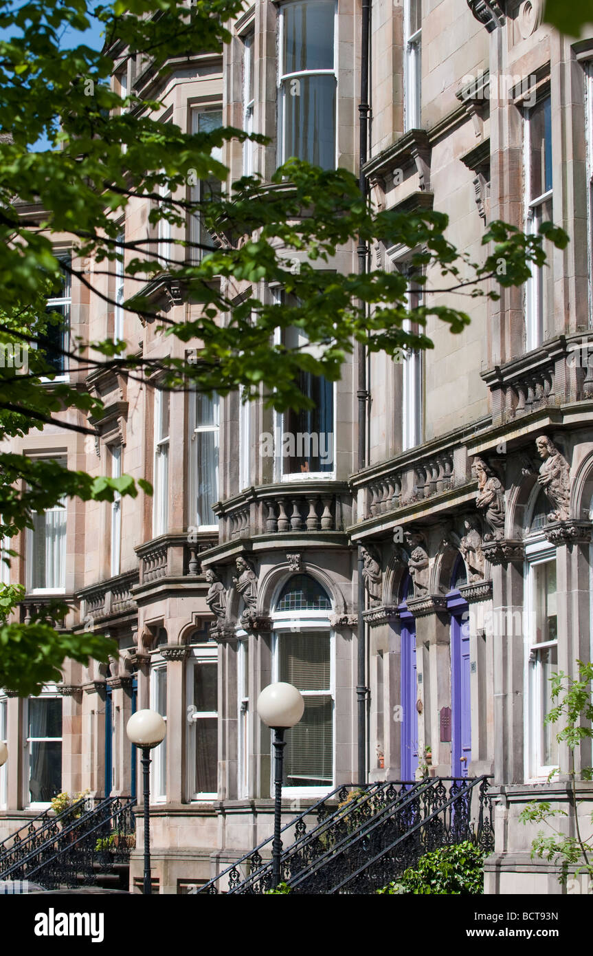 Victorian townhouse glasgow hi-res stock photography and images - Alamy