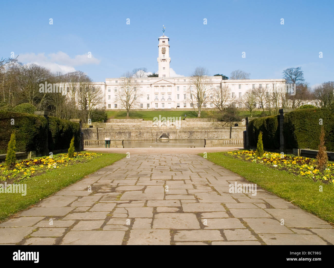 Highfields Park and the Nottingham University Trent Building, Beeston ...