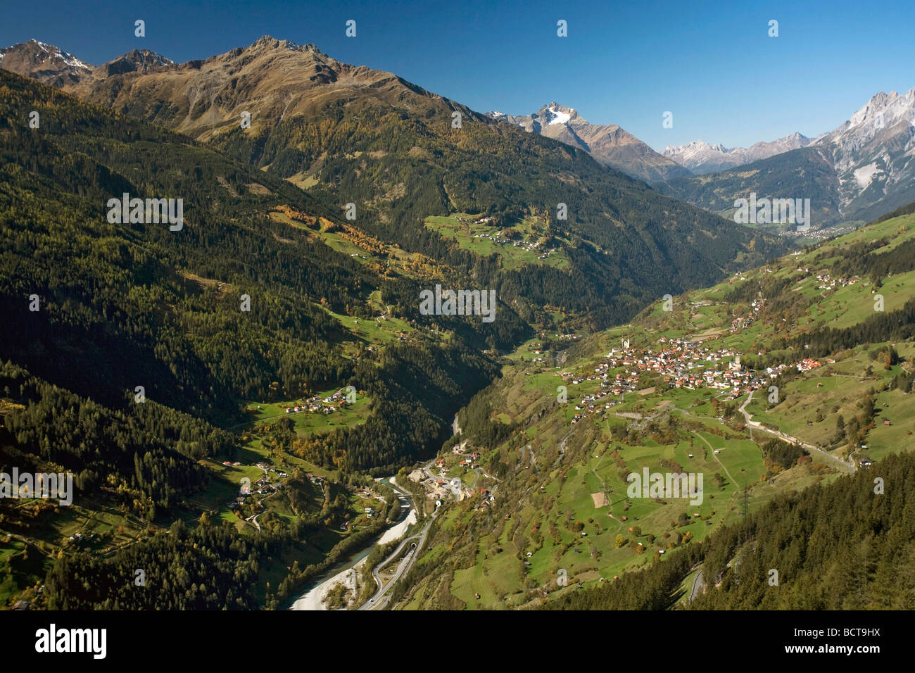 Pillerhoehe valley, Am Gachenblick, Gach view, Fliess, Hochgallmig ...