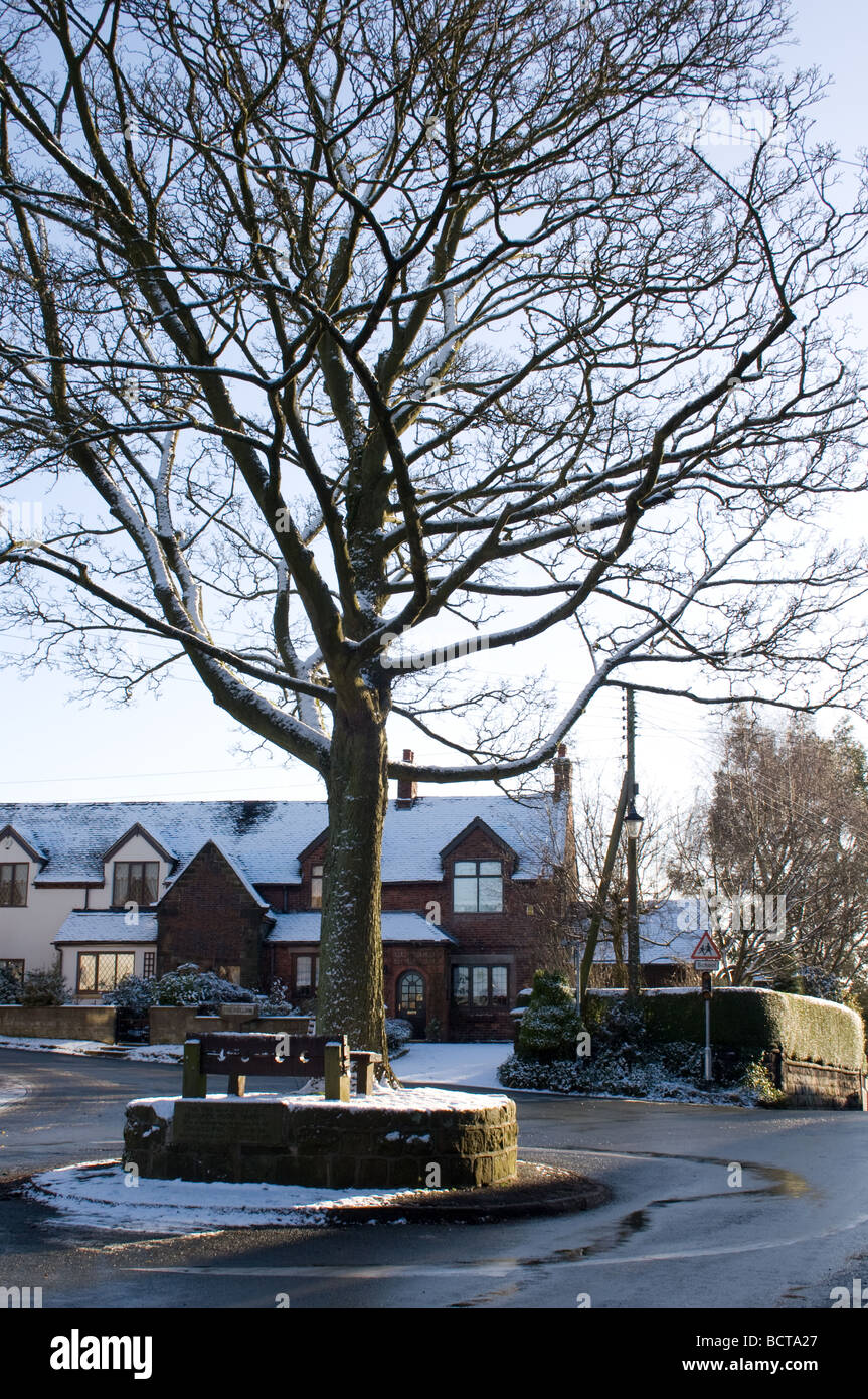 Caverswall Village Square, Staffordshire Stock Photo - Alamy