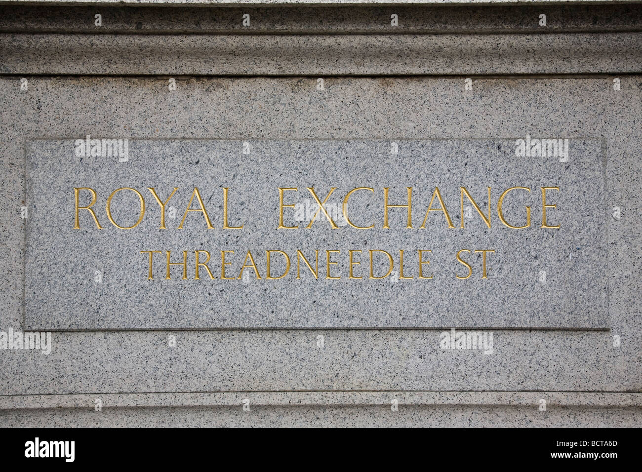Royal exchange sign hi-res stock photography and images - Alamy