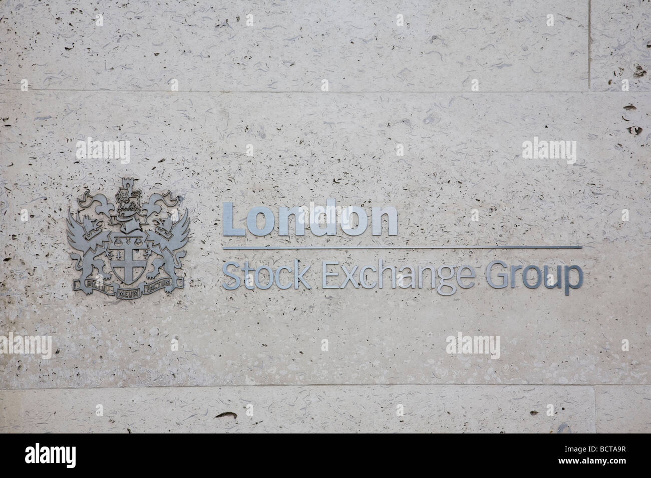 Stock Exchange sign, London, England Stock Photo - Alamy