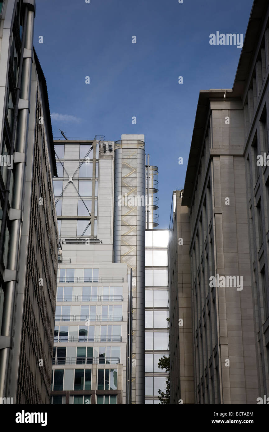 Modern high rise office buildings in the City of London, England Stock ...