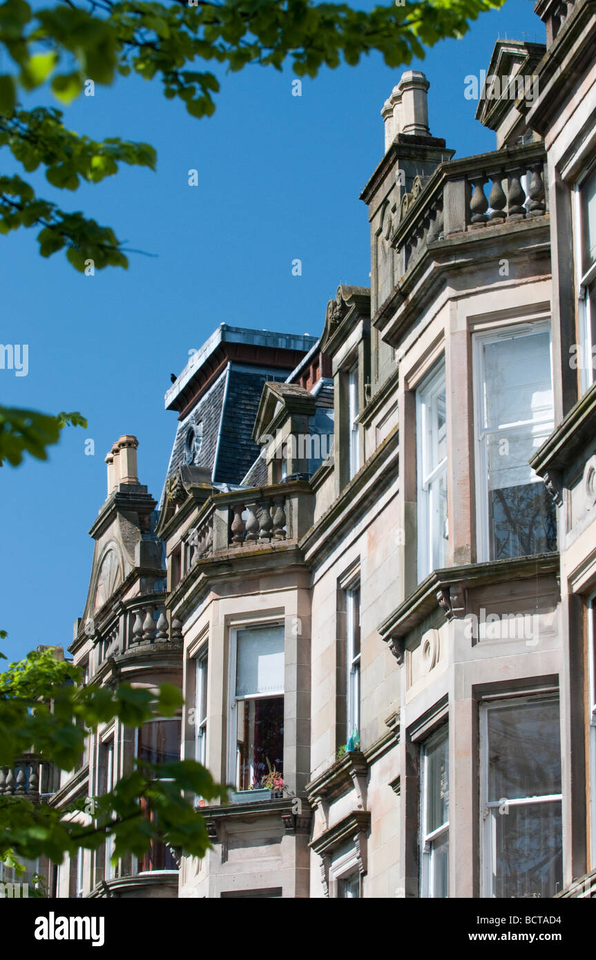 Victorian townhouse glasgow hi-res stock photography and images - Alamy