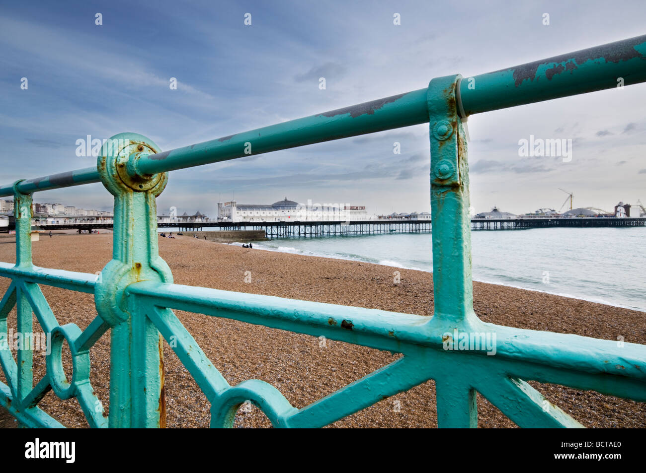 Brighton seafront railing hi-res stock photography and images - Alamy
