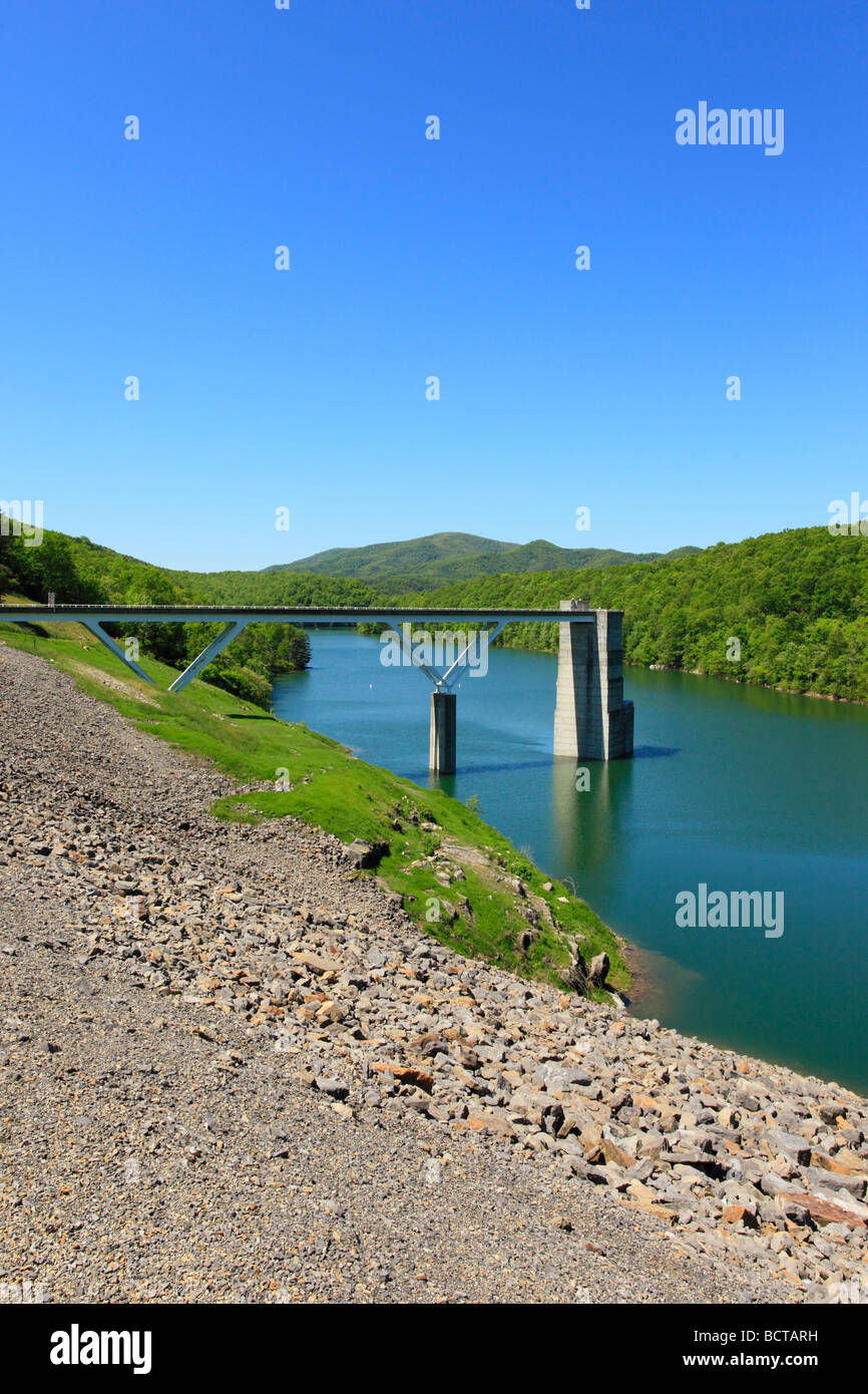 Dam and Outlet Structure Lake Moomaw Gathright Dam Covington Virginia ...